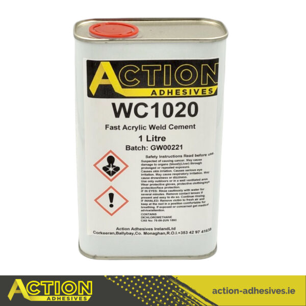 Acrylic Weld Cement Med Viscosity - Action Adhesives